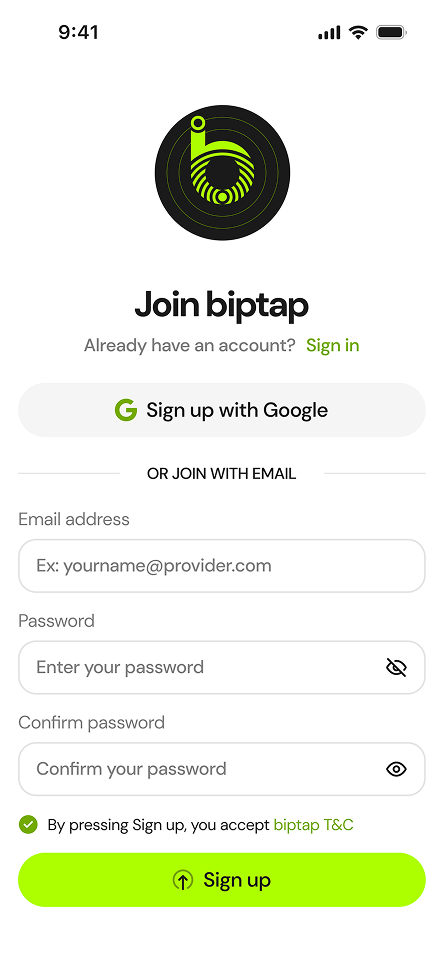 BipTap Wallet Account – Secure Multi-Currency Management